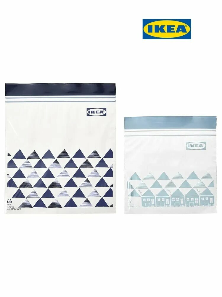 IKEA Пакет Дой-пак, 15*13cm/18*19cm см
