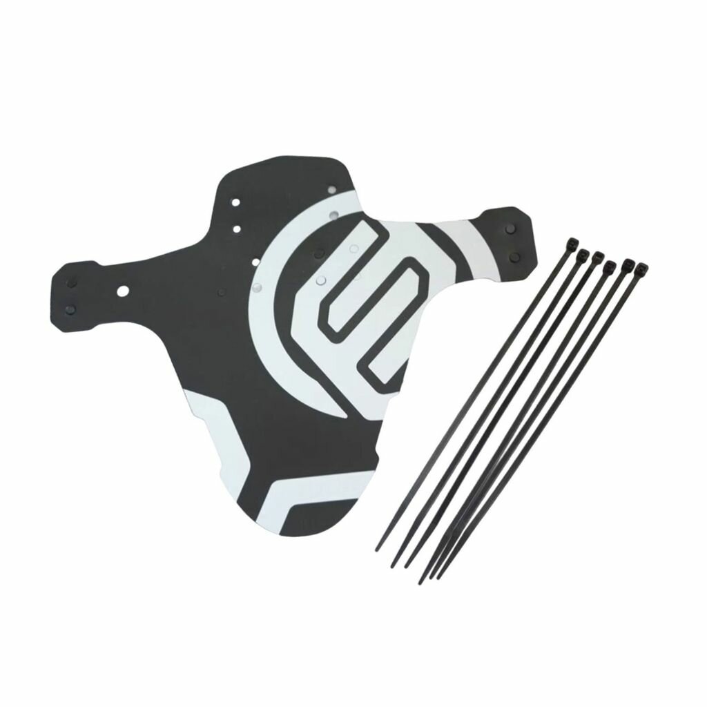 Белый грязезащитный щиток для горного велосипеда