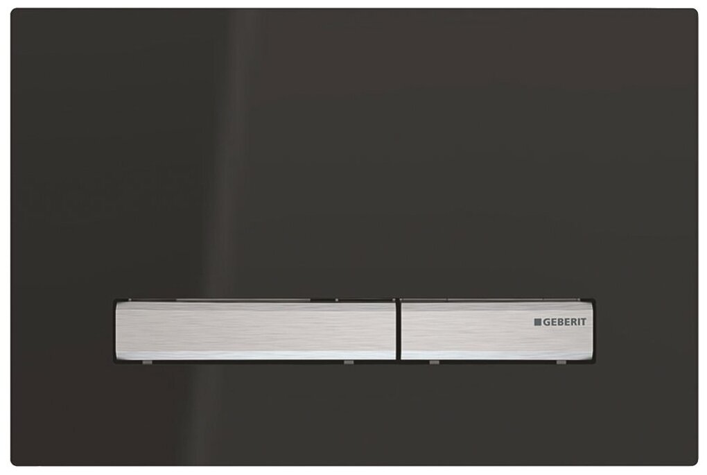 Кнопка смыва Geberit Sigma 50 115.788. SD.2 зеркальное дымчатое cтекло