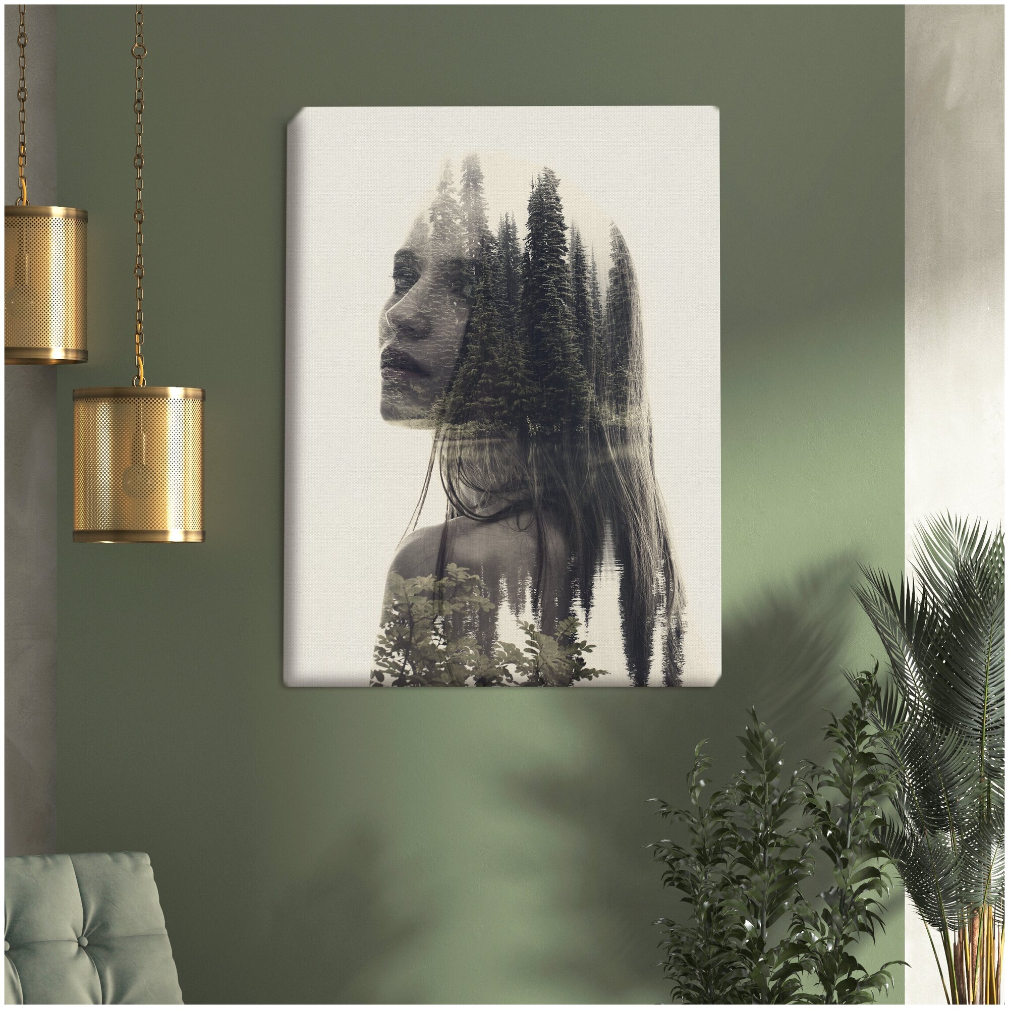 Картина на стену большая на холсте интерьерная