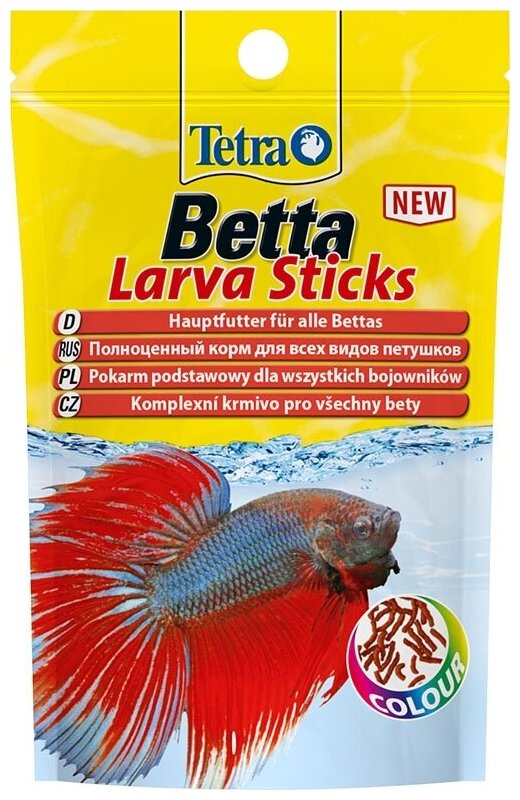 Корм для рыб Tetra Betta LarvaSticks 5г