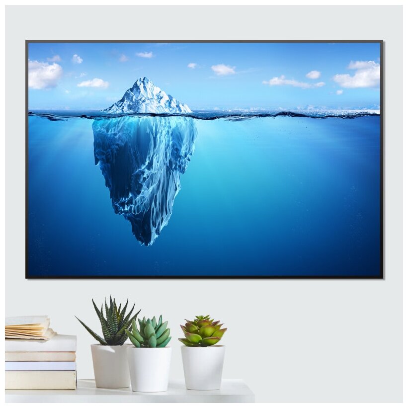 Постер Айсберг 90х60 см в тубусе ПолиЦентр