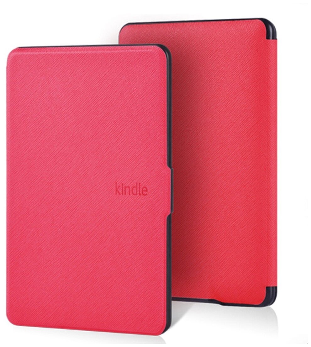 Чехол-обложка футляр Чехол. ру для Amazon Kindle 5 / Amazon Kindle 4 Wi-Fi из качественной эко-кожи тонкий с магнитной застежкой красный