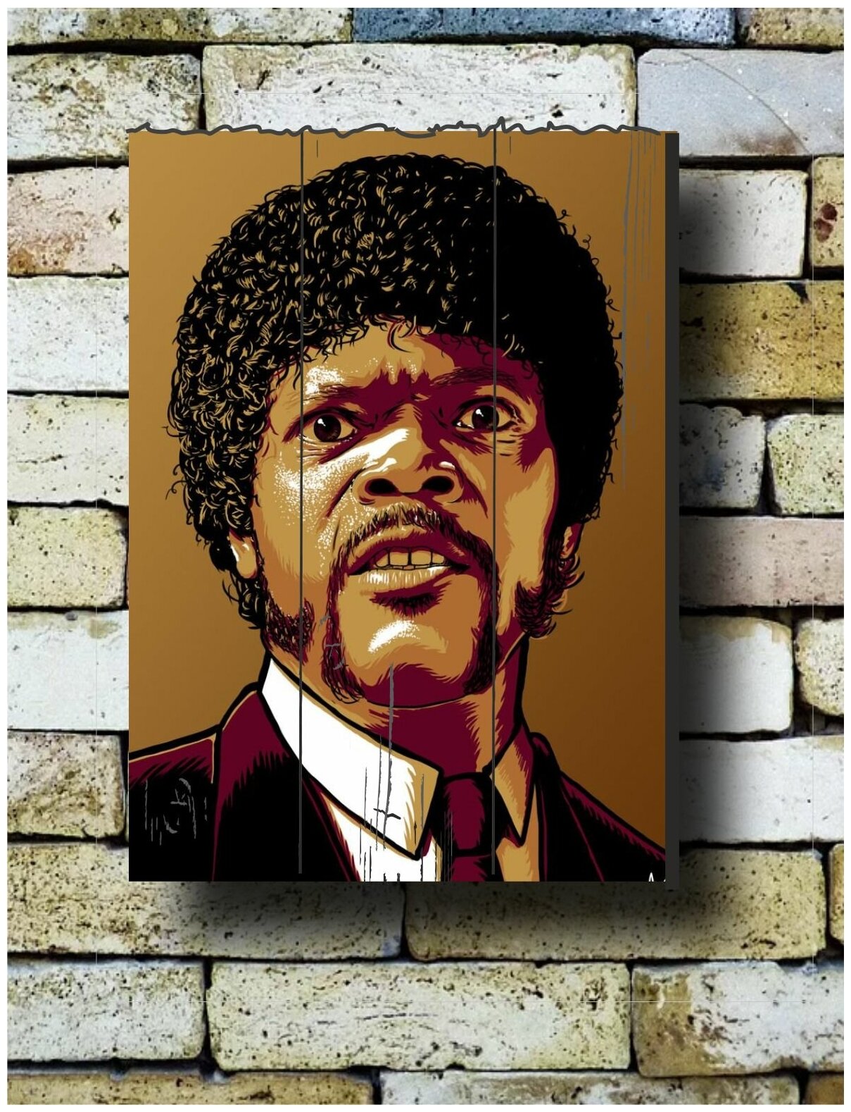 Картина на досках 'Тарантино. Pulp Fiction. Криминальное Чтиво. Джулс'