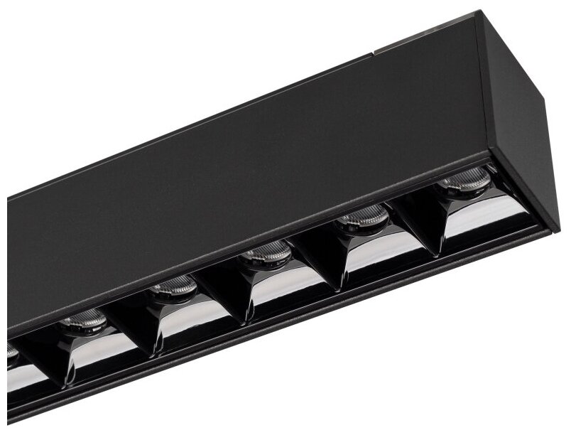 026937 Светильник MAG-LASER-45-L320-12W Warm3000 (BK, 15 deg, 24V) (ARL, IP20 Металл)