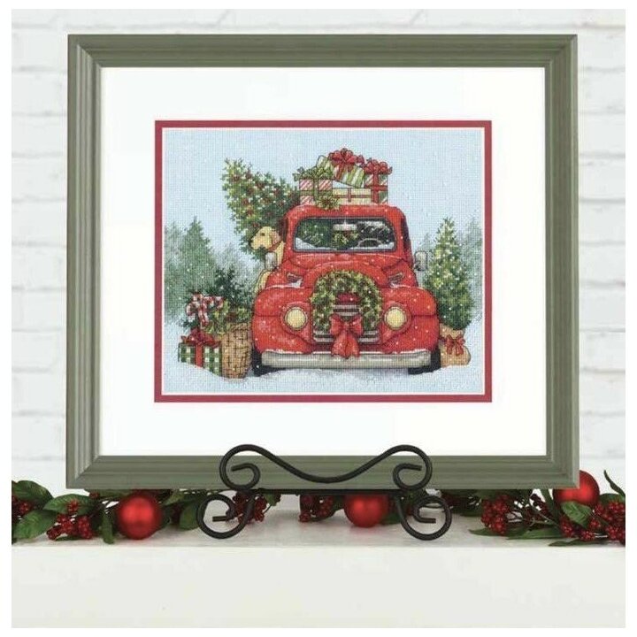 Набор для вышивания Dimensions Festive Ride (Праздничная поездка) 8992