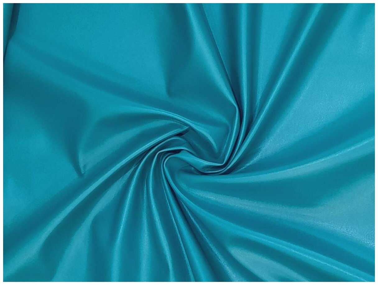 Кожа - стрейч "Марго" 140см (бирюза). Отрез 2 м.