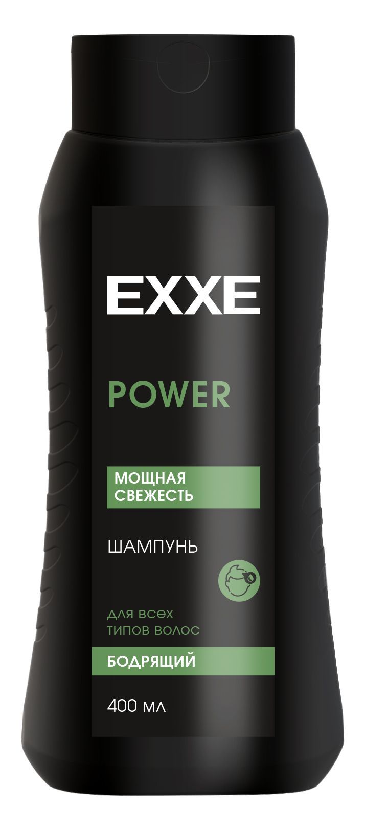 EXXE Шампунь Men, Бодрящий, Power, 400 мл