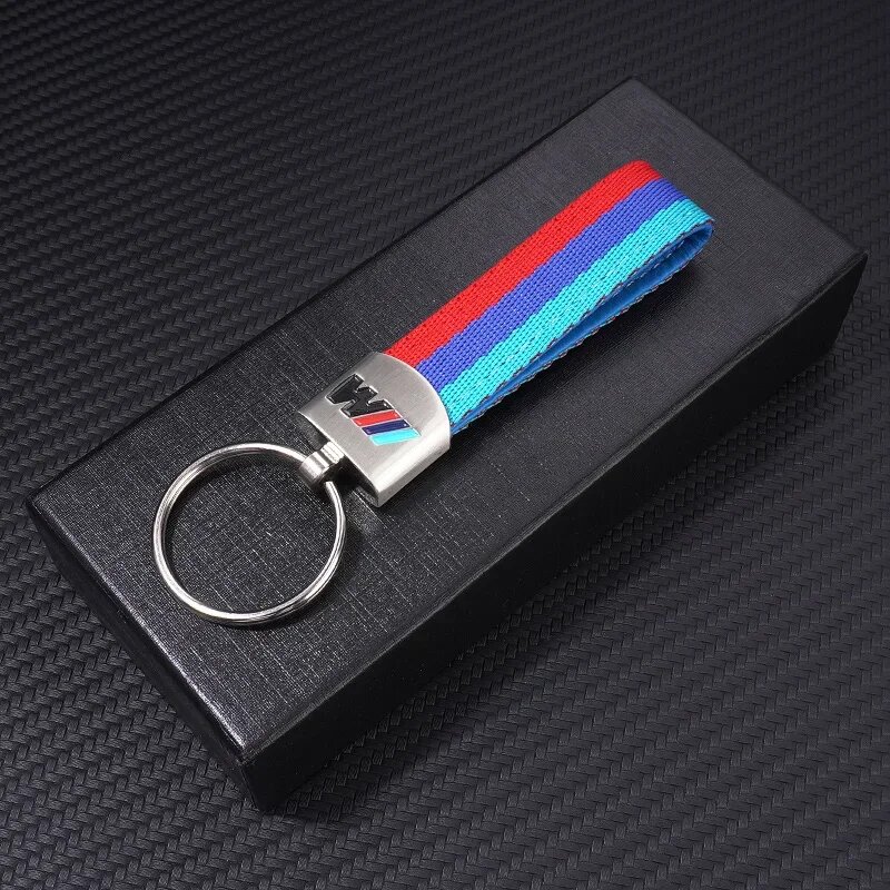 Брелок BMW M Performance, серебристый, 1pc