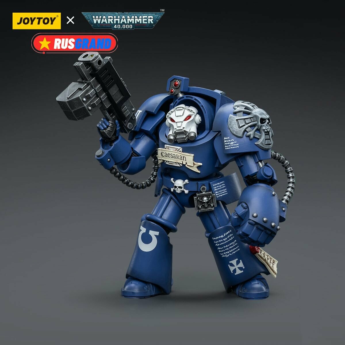 Фигурка Подвижная JOYTOY Warhammer 40000 Ultramarines Terminators Brother Caesaran