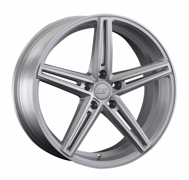Колесный диск LS LS749 19x8.5" PCD5x112 ET40 D66,6 серебристый с полированными лучами