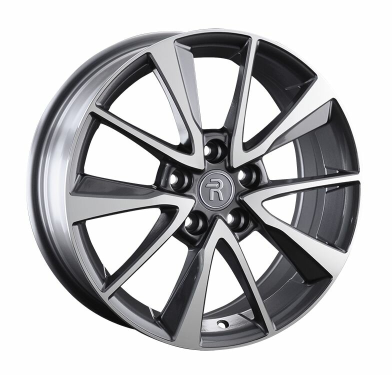 Колесный диск Replay LX136 18x8" PCD5x114,3 ET30 D60,1 темно-серый глянцевый с полированными лучами
