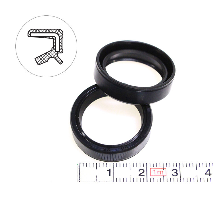 Манжета армированная (Сальник) 20х25х7 (KC) 70NBR (упаковка 2 шт.)