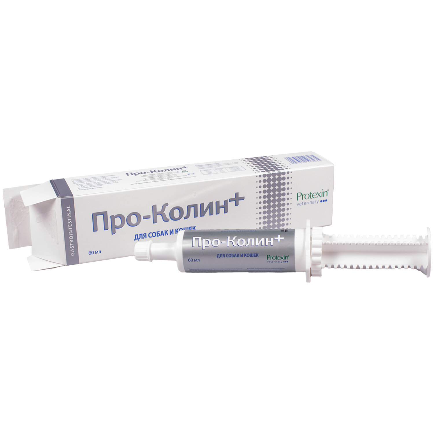 Гель Protexin "Pro-kolin+", для собак и кошек, для пищеварения, 60мл