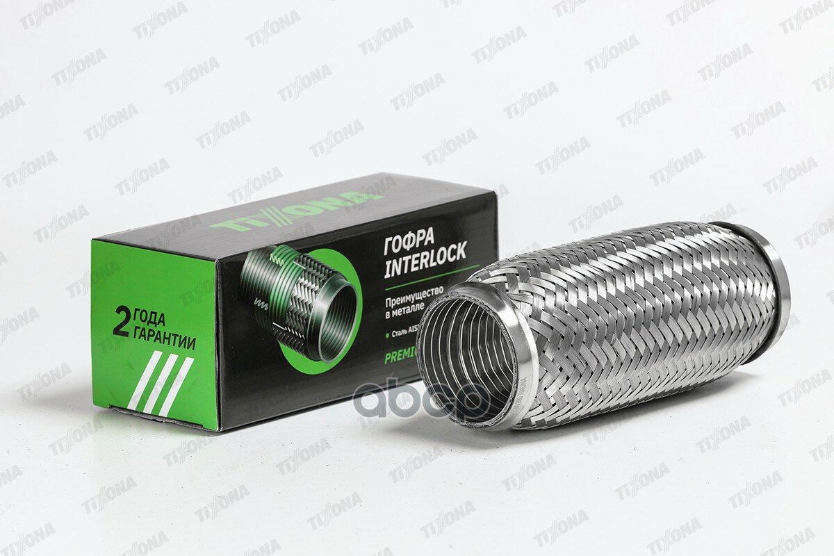 Гофра Глушителя С Металлорукавом! Универсальная D60хl200 Tixona арт. P60200