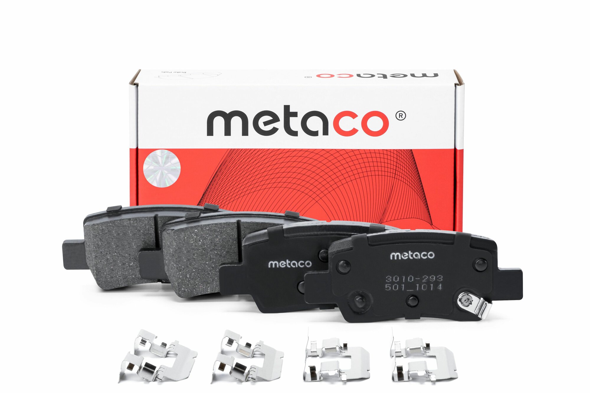 Колодки тормозные задние дисковые к-кт Metaco 3010-293