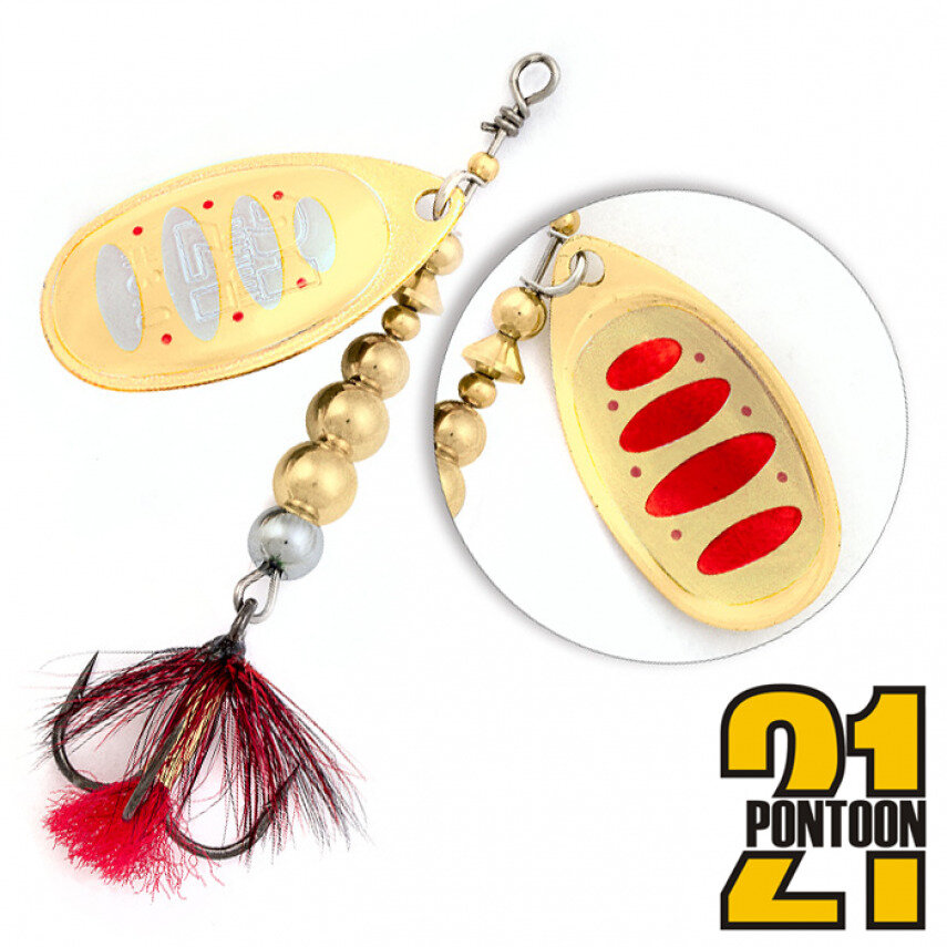 Блесна вращающаяся Pontoon21 BALL CONCEPT № 3.0 # BT01-051, длина 32.15 мм