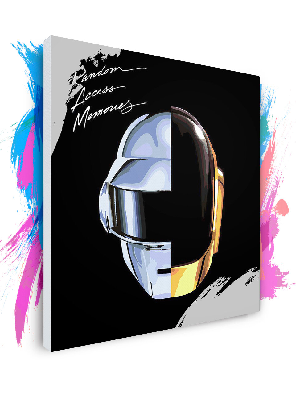 Картина по номерам на холсте Daft Punk - Random Access Memories, 70 х 70 см