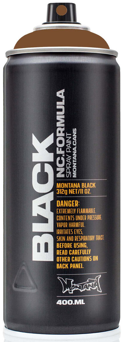 Краска для граффити аэрозольная MONTANA BLACK шоколад 0,4л 8060 BLK