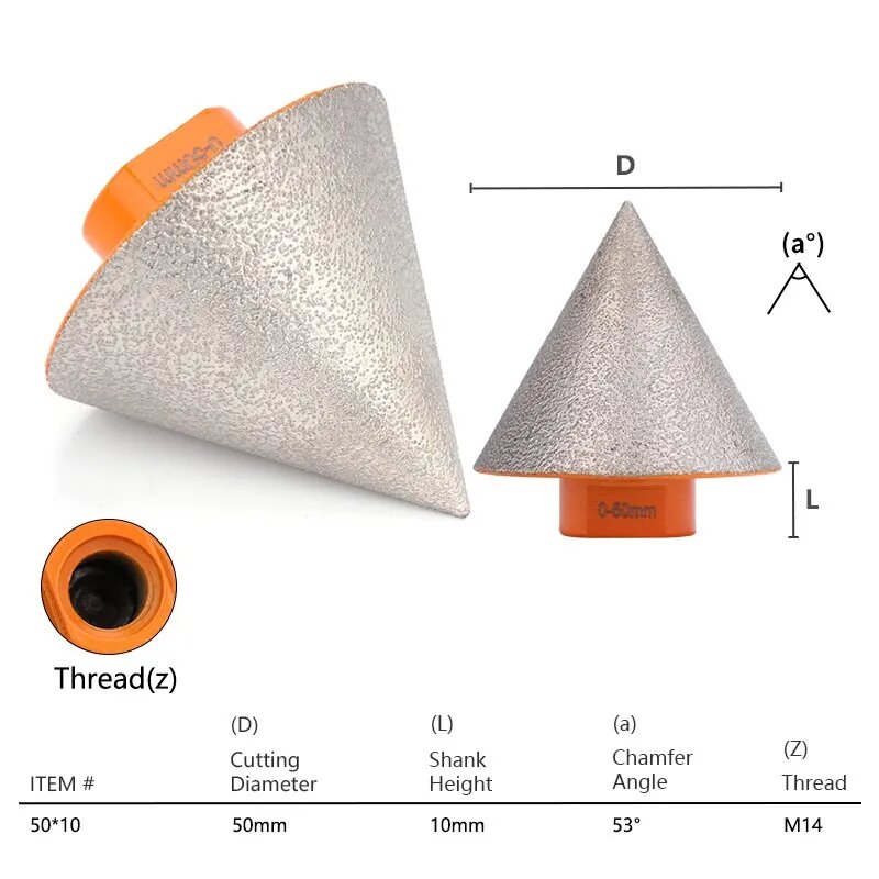 Алмазные фаски XCAN M14 20-75 мм