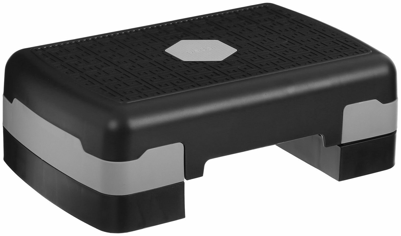 Степ-платформа для фитнеса 2-уровневая, размер 47х27х13 см, до 80 кг, регулируемая, тренажер для дома, для силовых и кардио упражнений