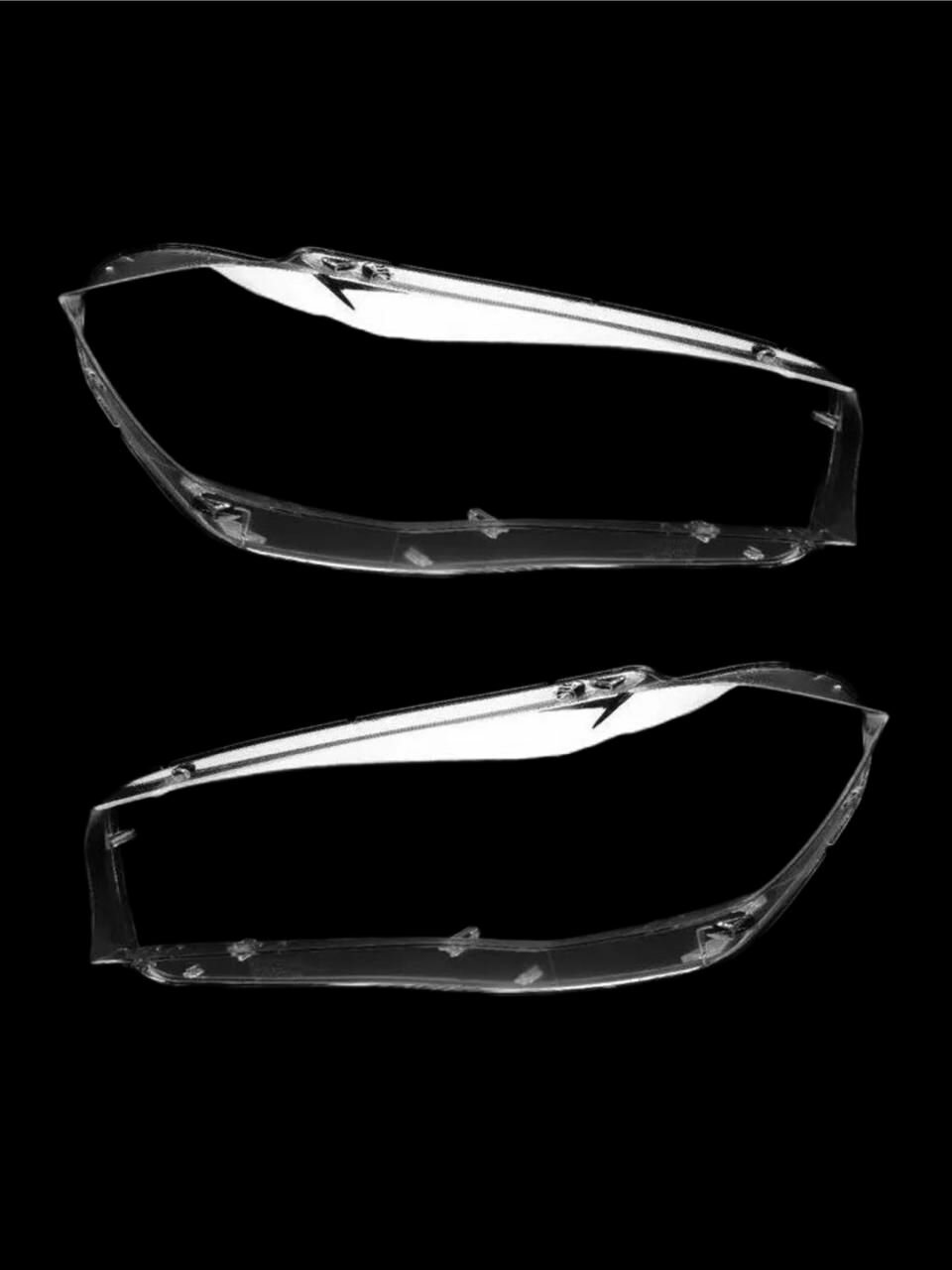 Стекла фар для BMW X5 F15 2013-2018 (Комплект 2шт), стекла фар для Бмв Х5 Ф15