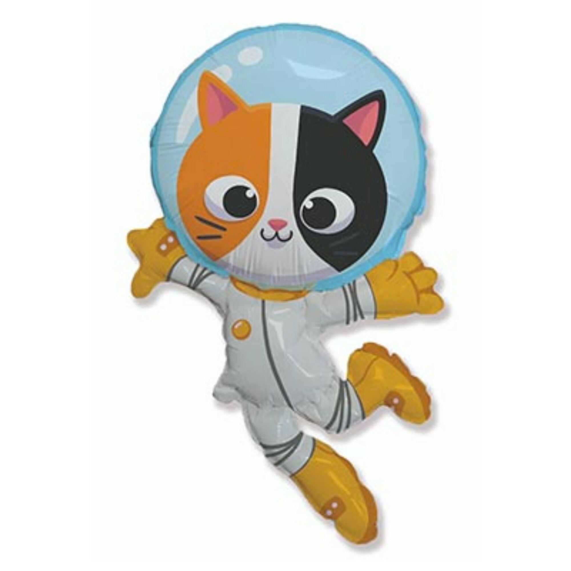 Шар ненадутый Ф фигура/11 Кот-космонавт