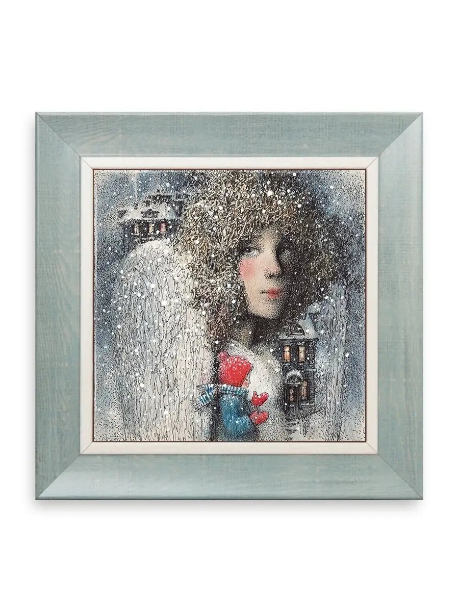 Картина на стену с ангелом.