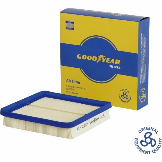 Фильтр воздушный Goodyear GY2201 для CHEVROLET: LANOS, DAEWOO: LANOS, NEXIA (1.5, с 07.2008)