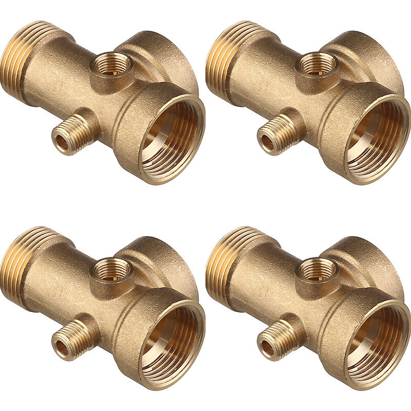 Соединитель для насоса 1 НР(ш) х 1 ВР(г) х 1 ВР(г) х 1/4 НР(ш) х1/4 ВР(г) пятиходовой (4 шт.)