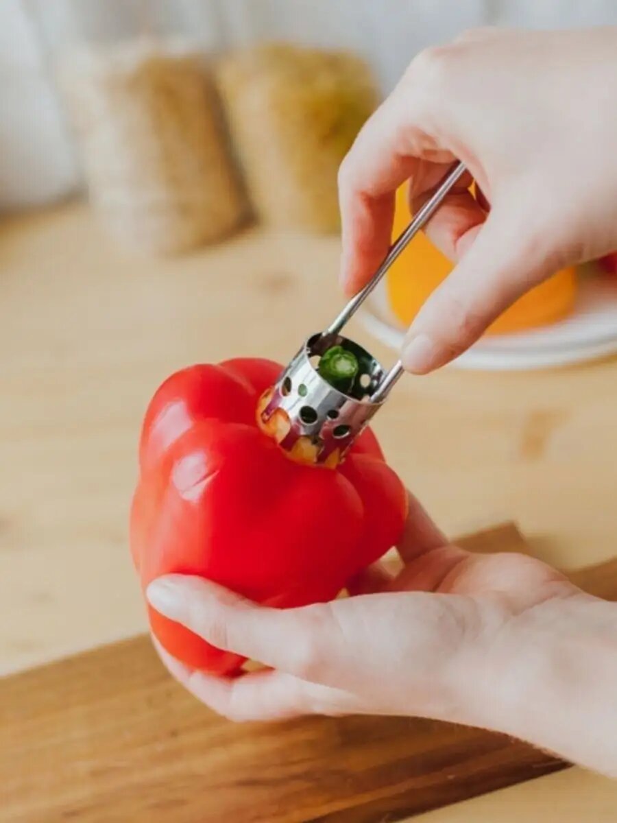 Нож кухонный для удаления сердцевины из овощей фруктов