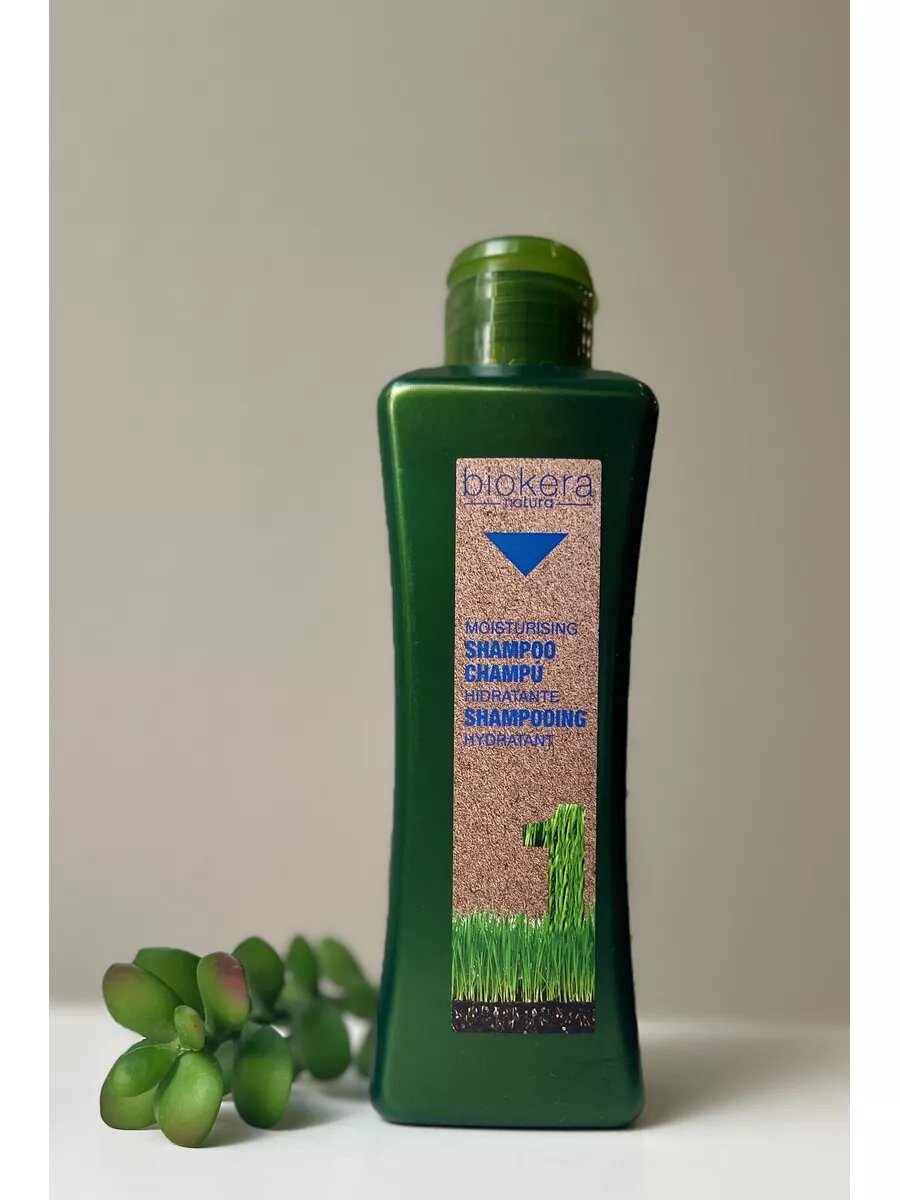 Шампунь Salerm BIOKERA HIDRATANTE, увлажняющий, для сухих волос, с маслом зародышей пшеницы