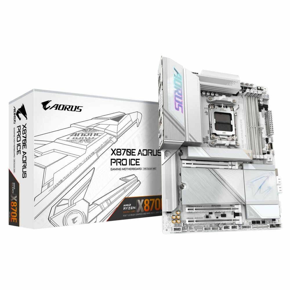 Материнская плата Gigabyte X870E AORUS PRO ICE, RTL
