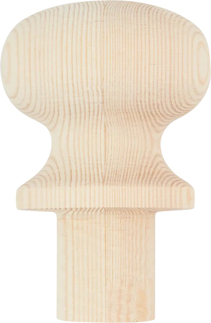 Шар для столба с ножкой плоский сращенный хвоя сорт Экстра 80 мм