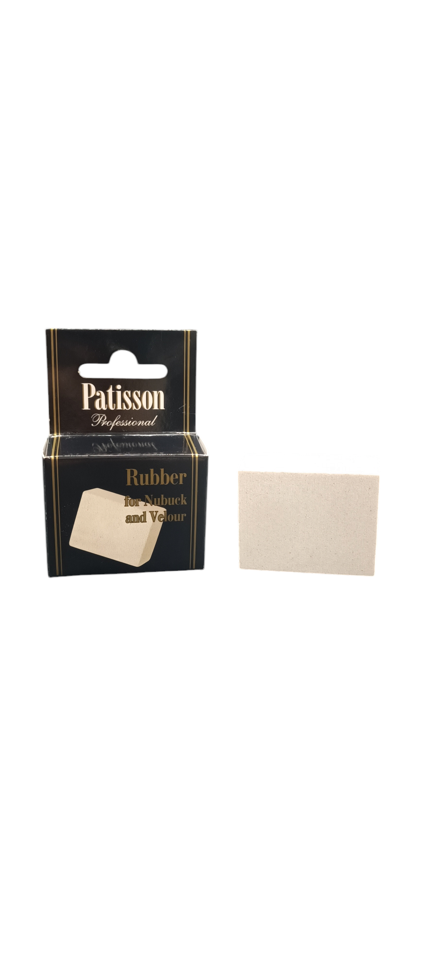 Ластик-очиститель "Patisson", для нубука и велюра, белый, 0,085г