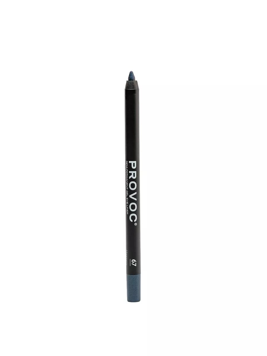 Provoc Gel Eye Liner 67 Полуперманентный гелевый карандаш для глаз (темный-сапфир, шиммер) 1,2 г