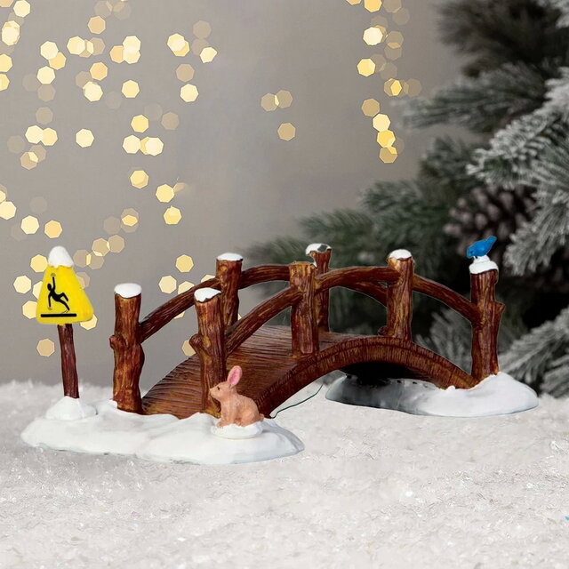 Зимний деревянный мост, 19*10 см, Lemax, 63276-lemax