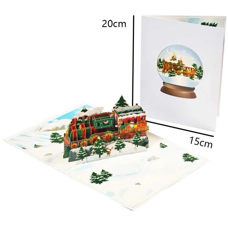 Открытка Merry Pop Up Magic Ants Christmas Gift