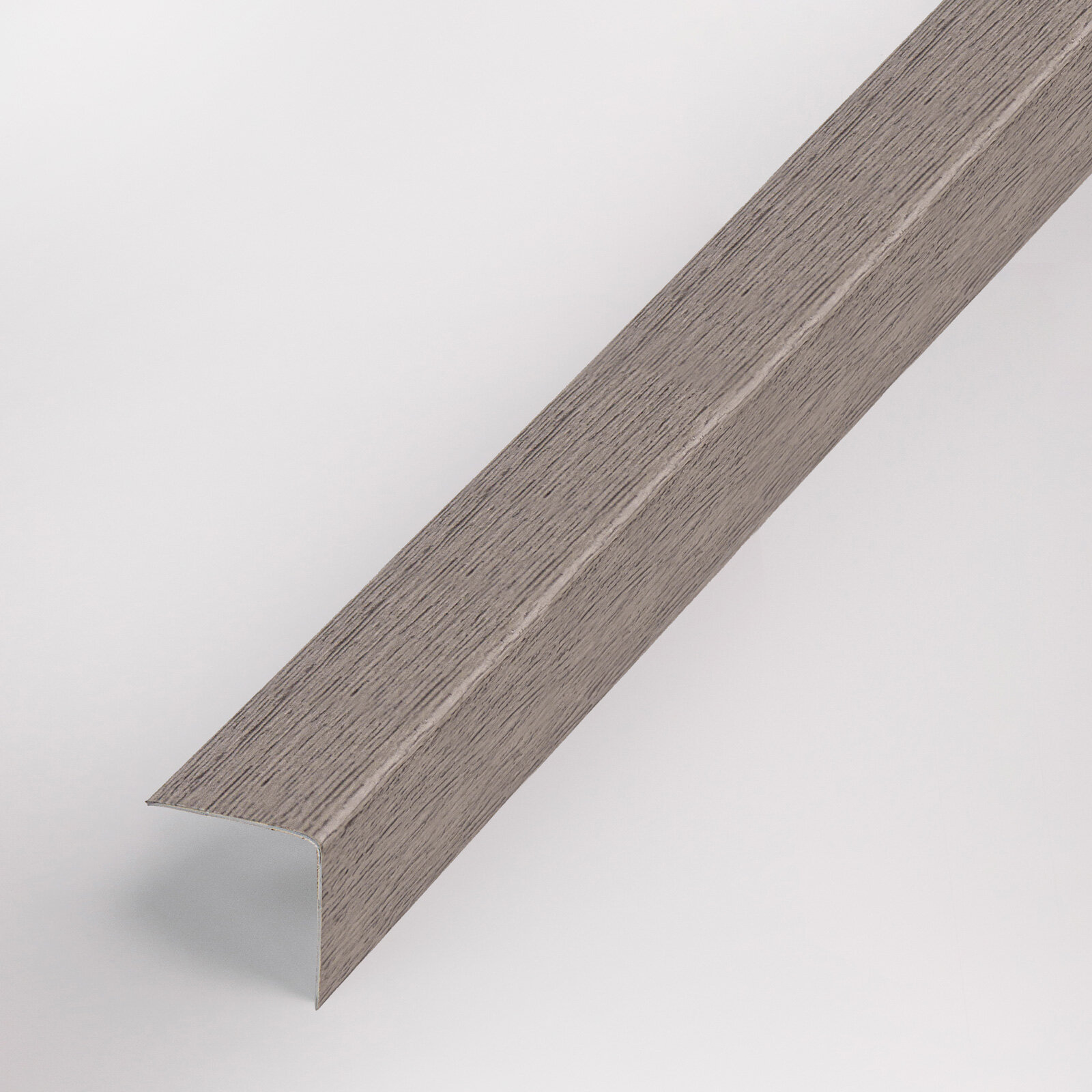 Уголок пластиковый для откосов 20х20 мм, длина 2,7 м, угол ПВХ для стен внешний Ideal (Идеал) У 20, дуб палена 415