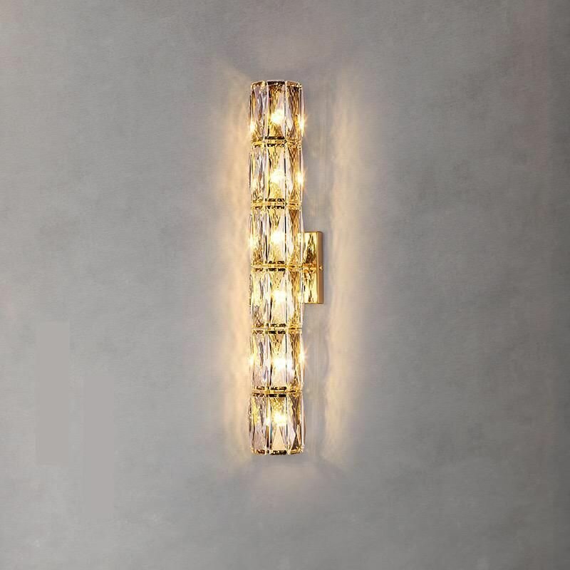 Светильник настенный/Бра Cassina HJ009-4 LED Хрустальный Hастенный светильник Золото 60cm 54Bt