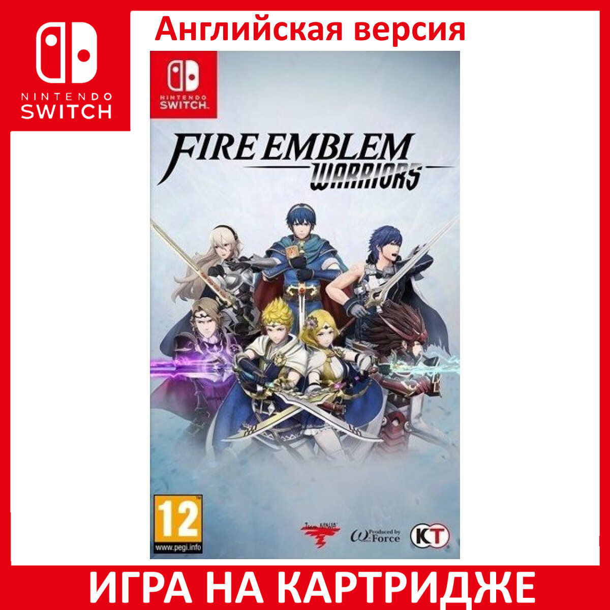 Игра Fire Emblem Warriors Switch Английский язык Картридж на Nintendo Switch