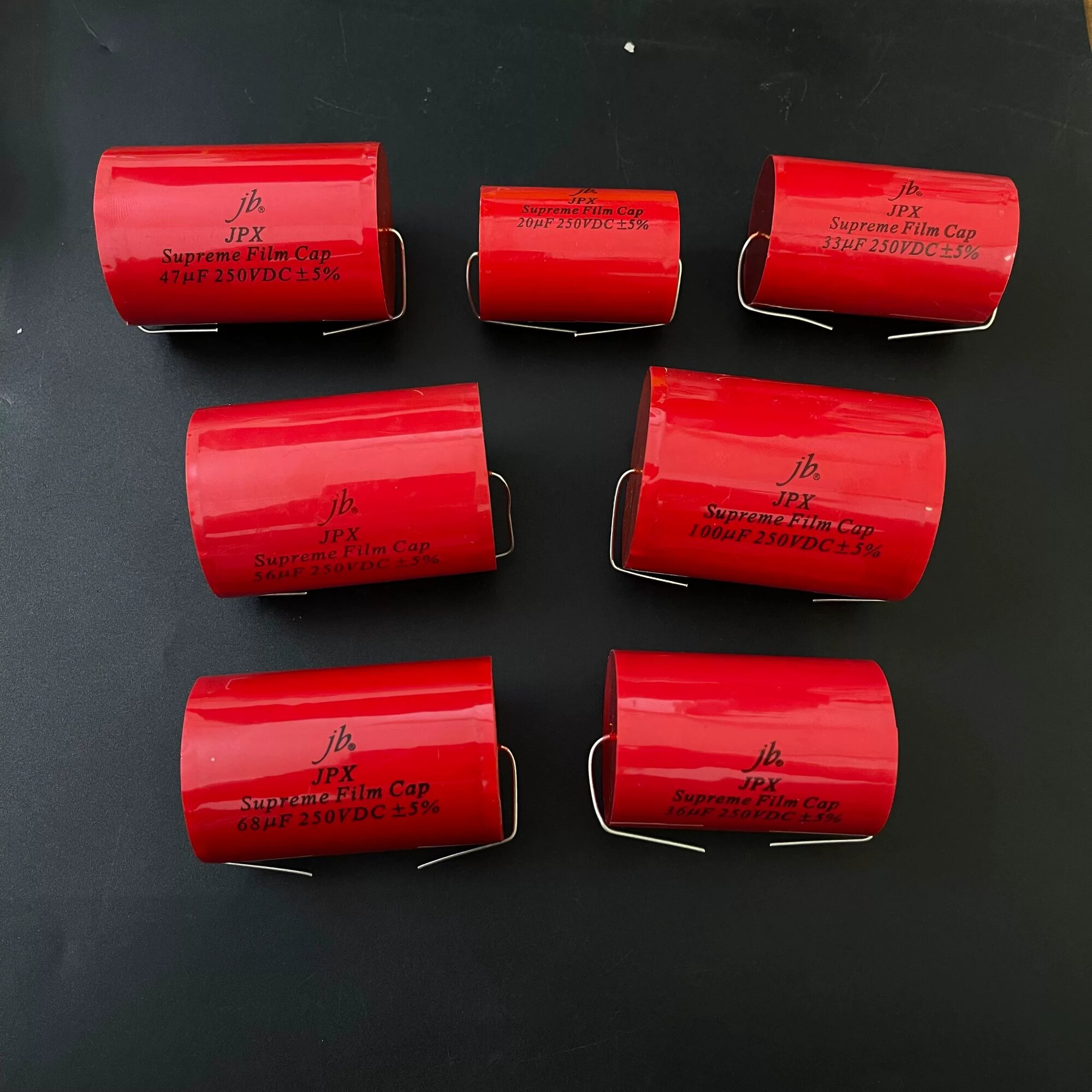 JB JPX 20UF 33UF 36UF 47UF 56UF 68UF 100UF 250V Медные ножки Аудио конденсаторы 1шт цена