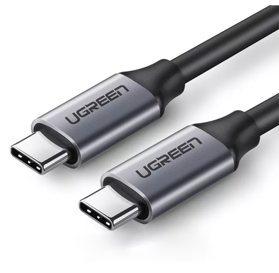 Кабель UGREEN US161 (50751) USB 3.1 USB-C to USB-C 1.5м Серый Type-C RU