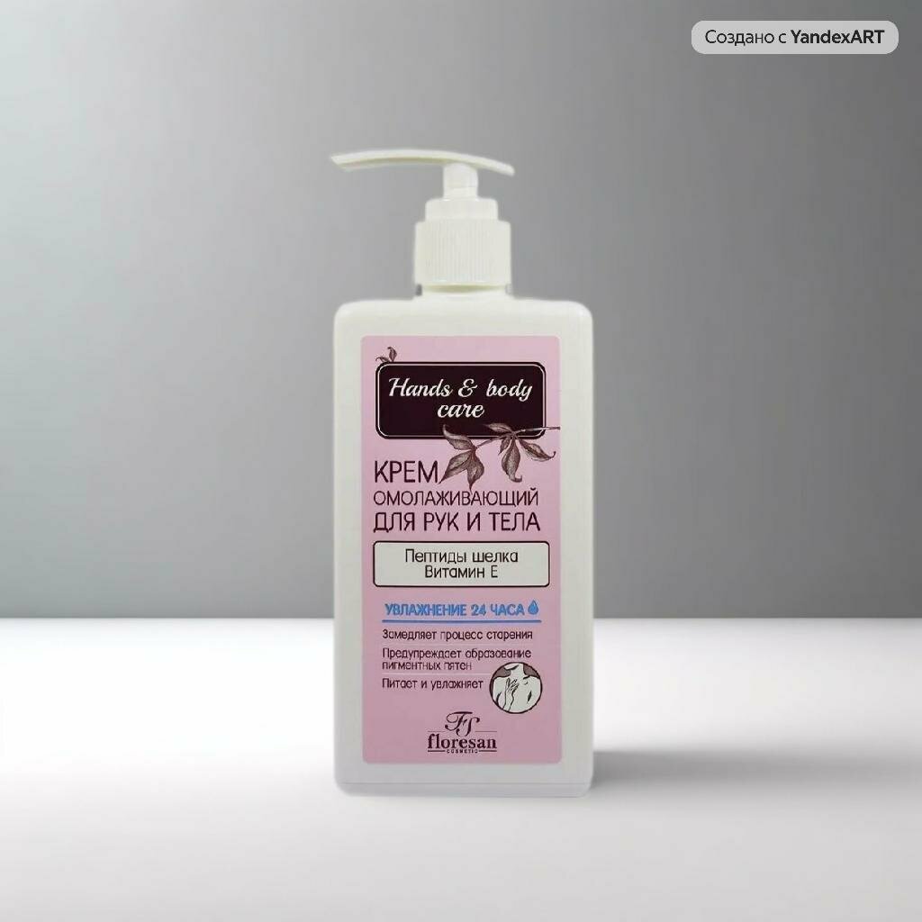 Floresan Крем для рук омолаживающий Hands & body, 250мл