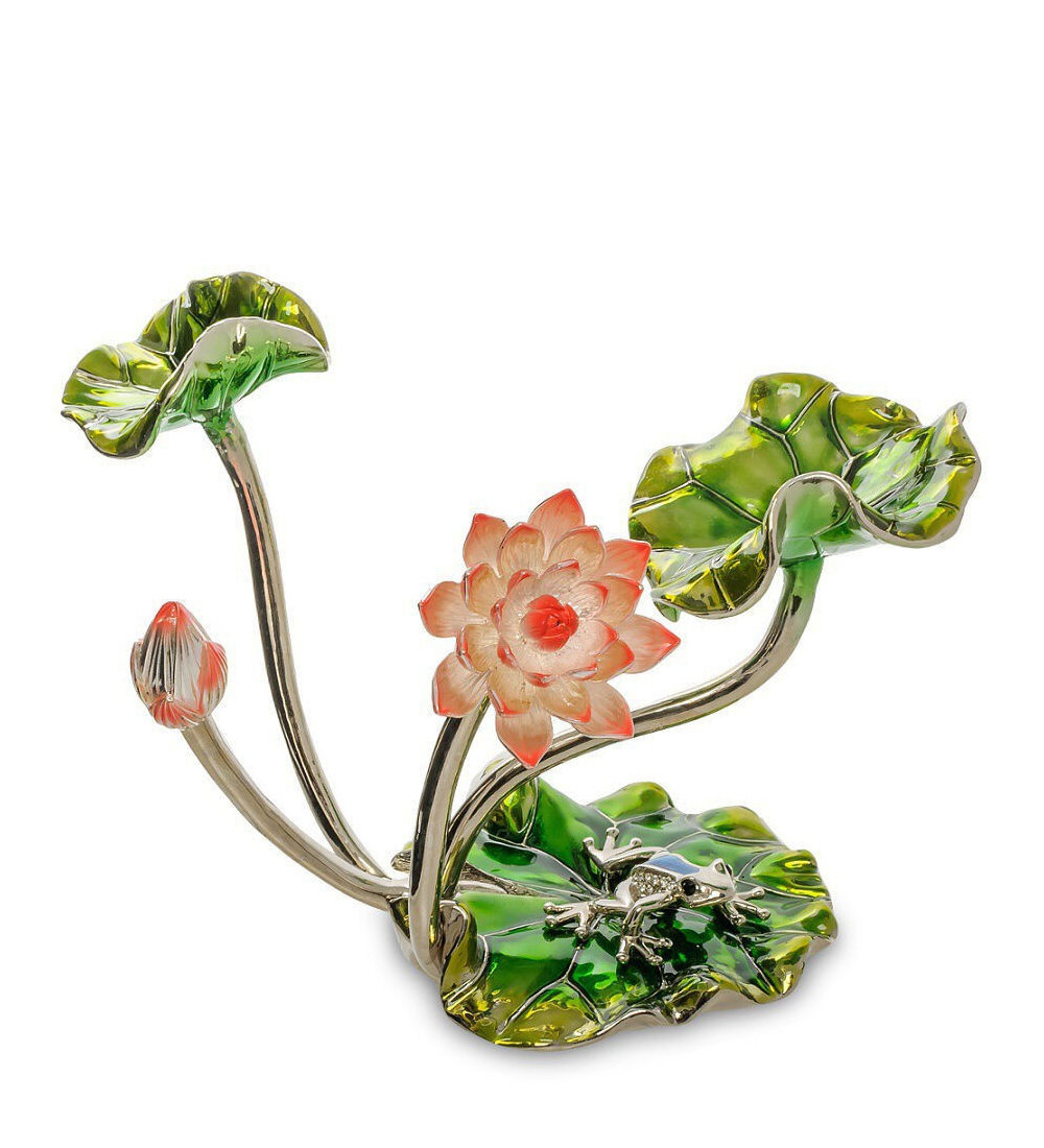 Art East Подставка для бутылки "Лотос с лягушкой"