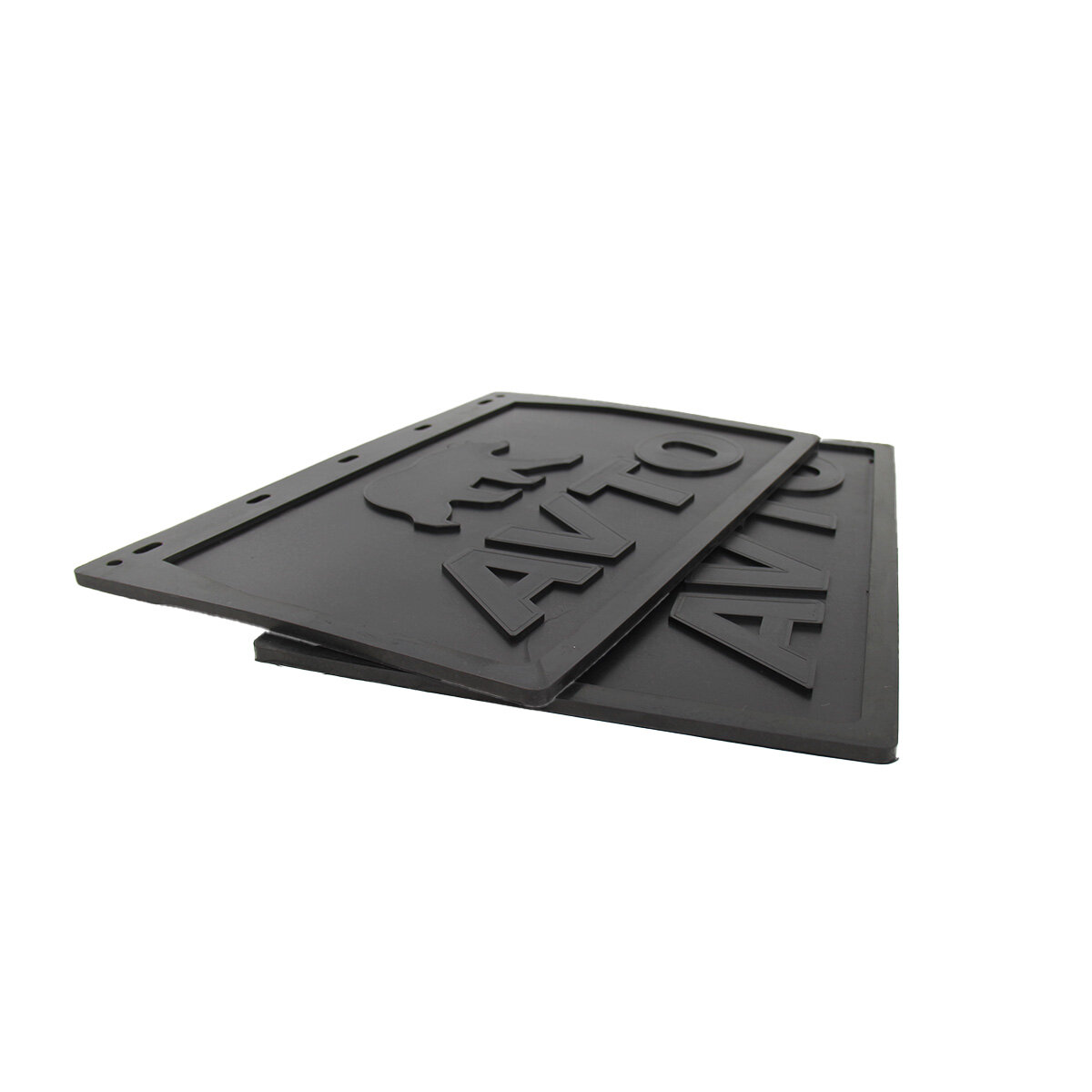 Брызговик колеса задний для Газель 3302 (270*420мм) резина "AVTO" 3D объемный текст (черный) - 2 шт.