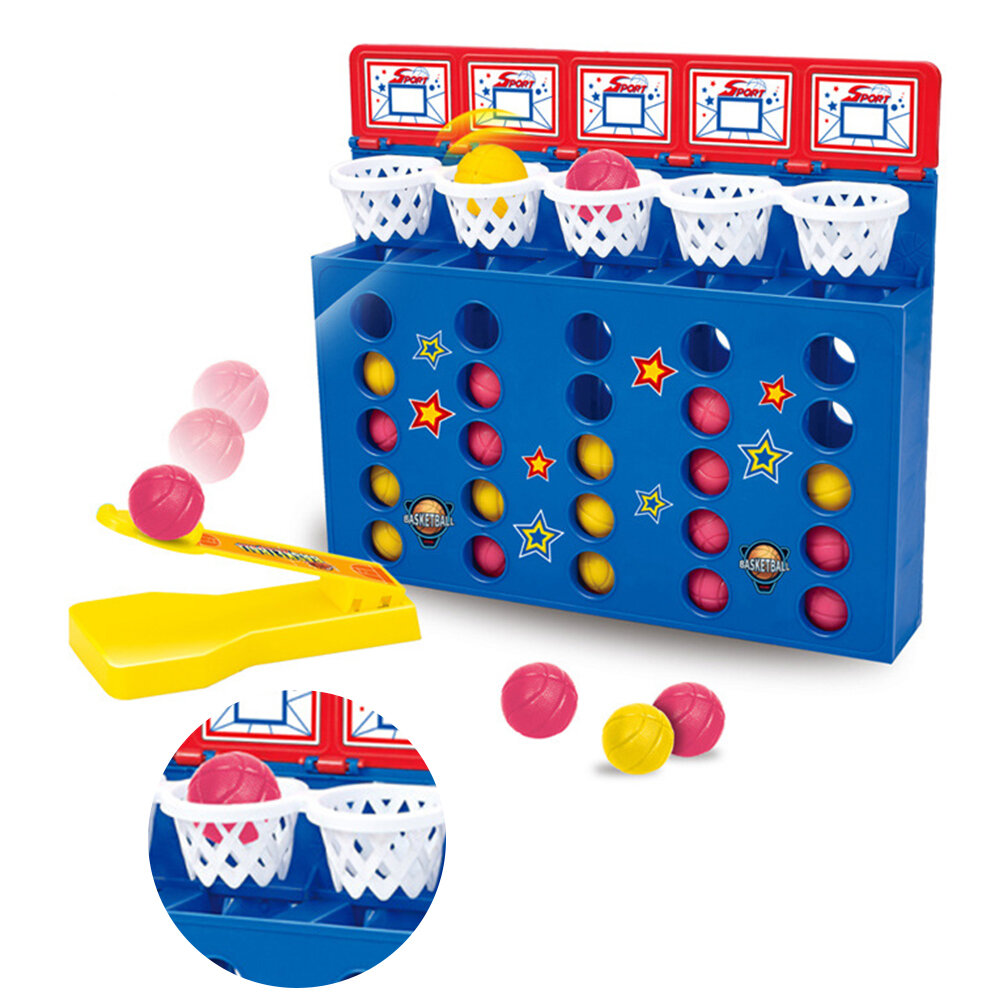 Баскетбольная игра для детей, игра на броски, развивающая игрушка, настольная игра с прыжками.