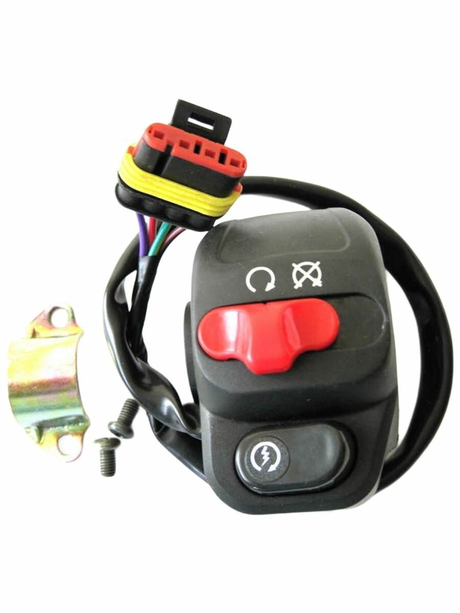 Блок переключателей рулевой правый в сборе, скутер Stels Arrow 50 Benelli, 40600B470000 (item:200)