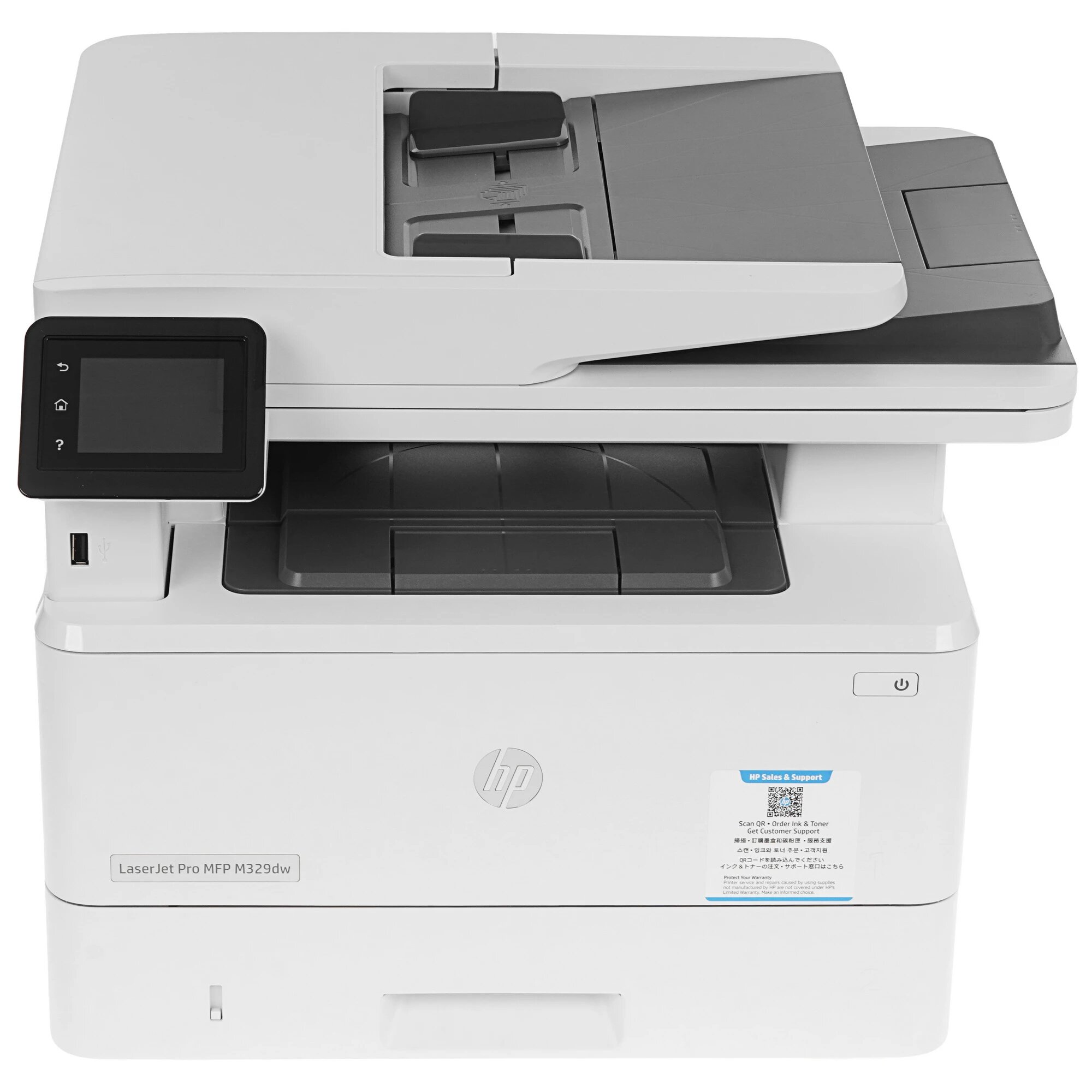 МФУ HP LaserJet M329, лазерный, A4, черно-белая печать, малый офис