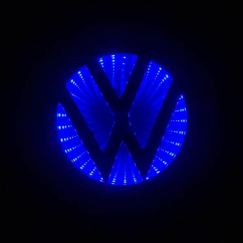 Светодиодный логотип Фольксваген /Volkswagen 3D 110*110mm